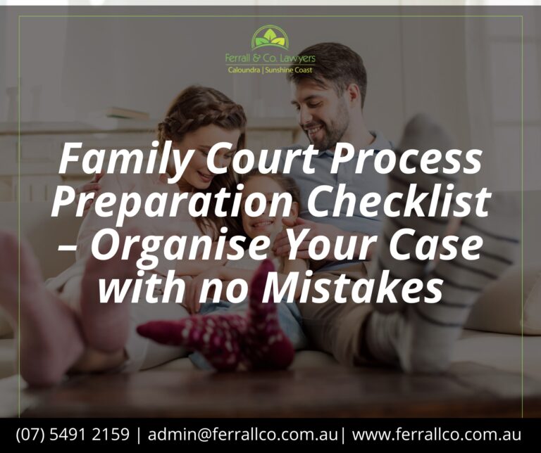 Master The Family Court Process With This Checklist